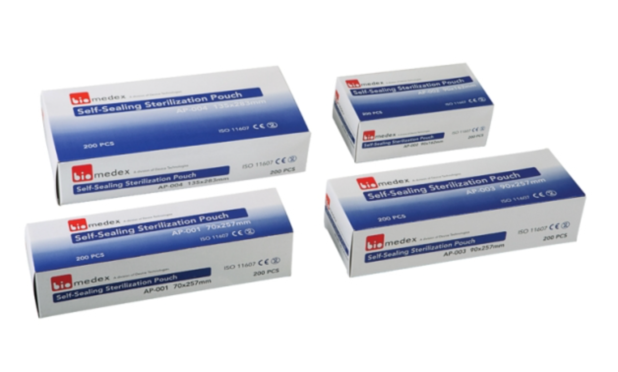 Autoclave Pouch 57 x 133mm Self Seal BOX 200 – ProSharp Podiatry ...